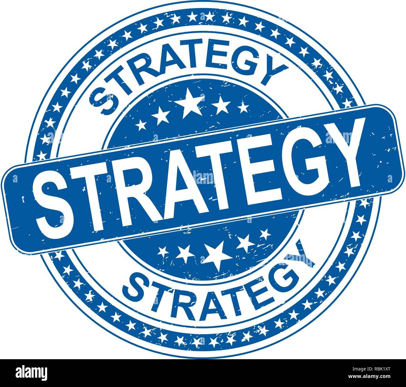 round blue rubber stamp on white background Stock Vector Image & Art ...