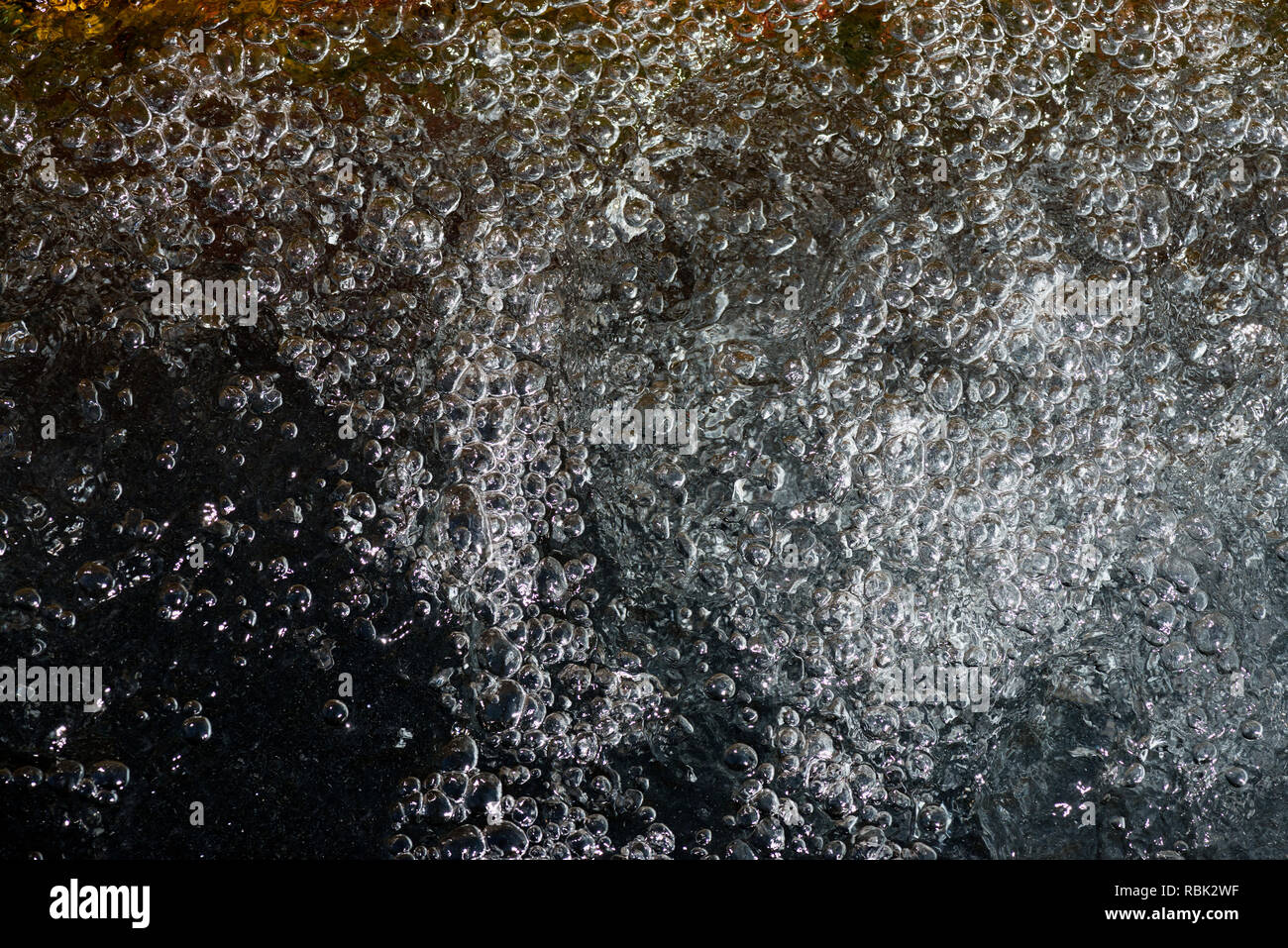 Abstract background image of water of natural hot springs in the desert ...