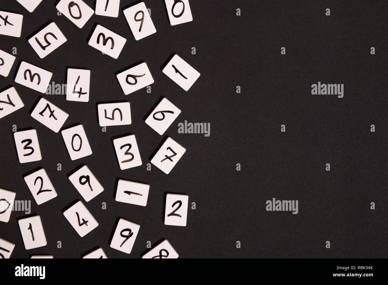 number and empty background Stock Photo - Alamy