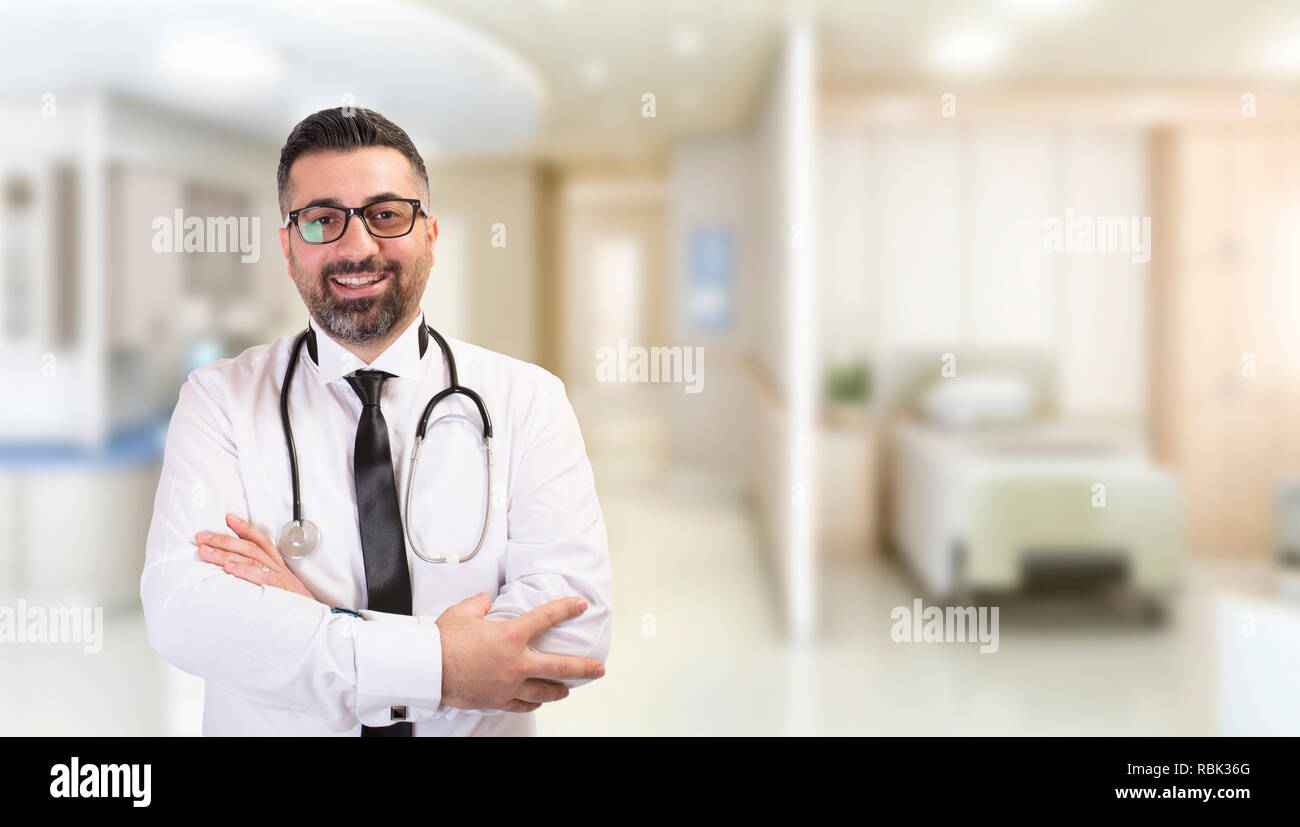 male doctor portrait at hospital Stock Photo - Alamy