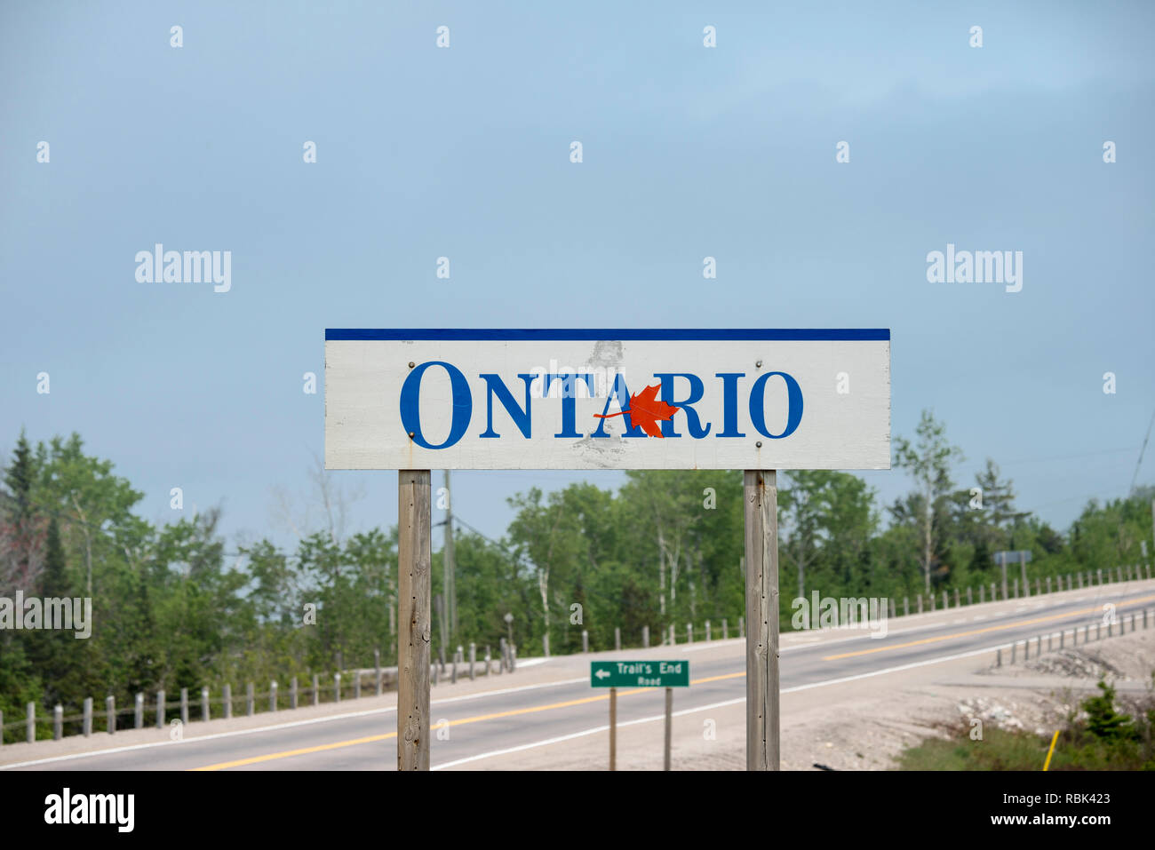 Highway sign trans canada highway hi-res stock photography and images ...