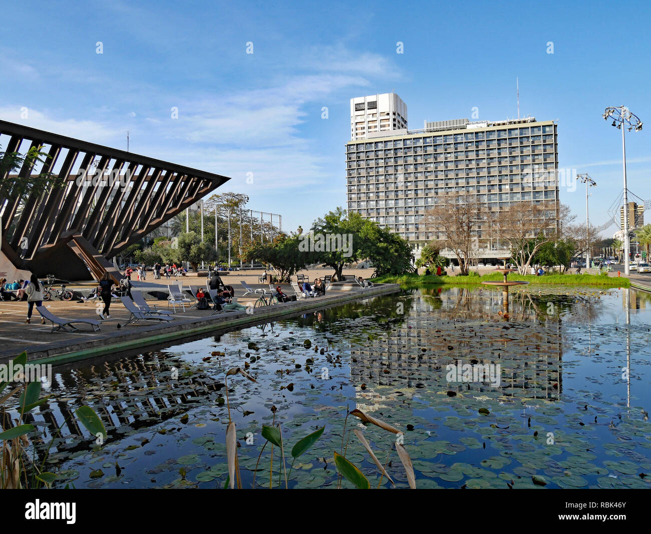 Rabin square tel aviv hi-res stock photography and images - Alamy