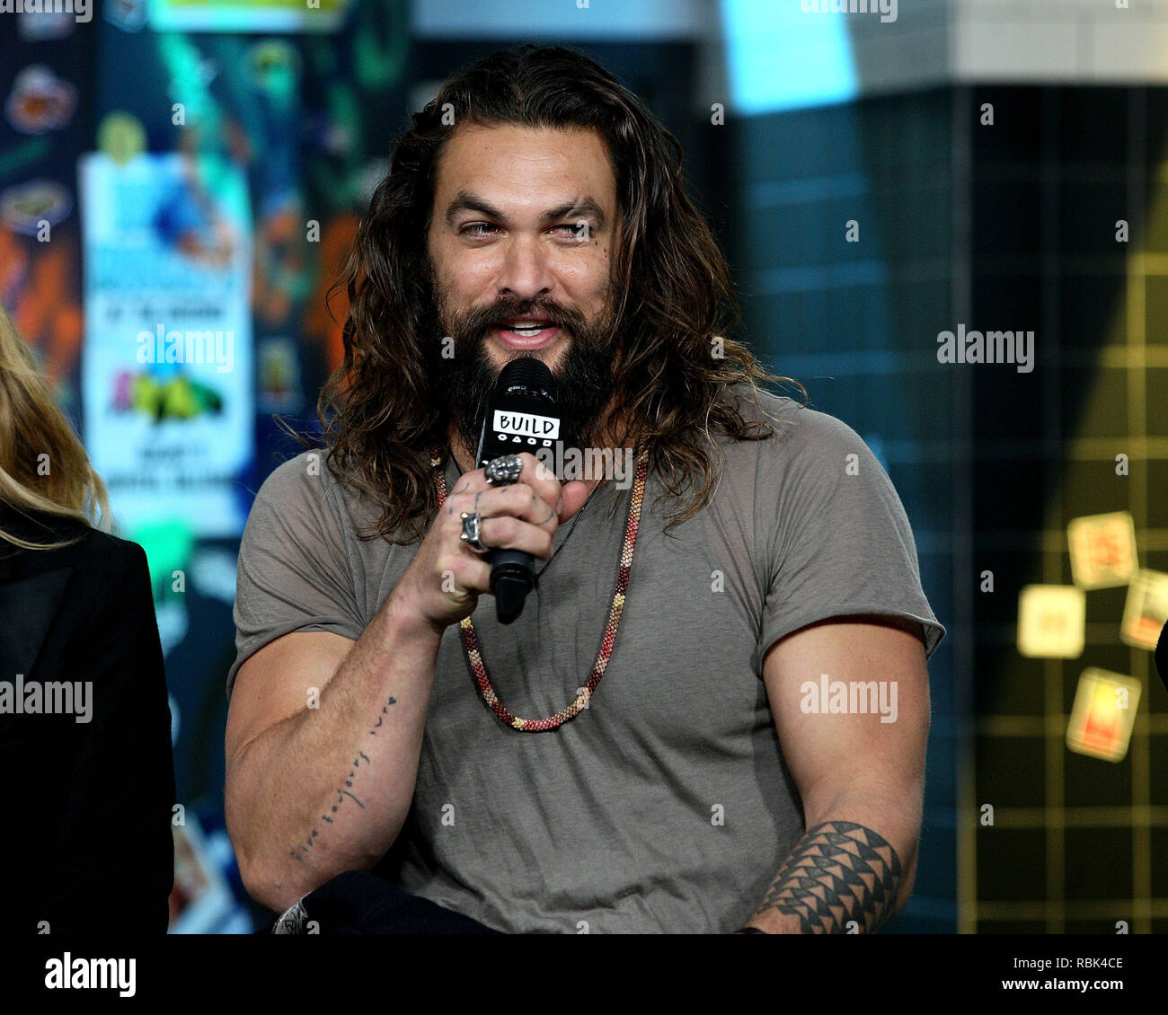 New York, NY - December 03: BUILD Series Presents Jason Momoa ...