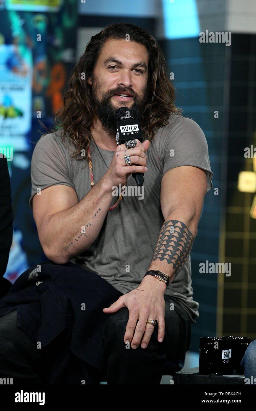 New York, NY - December 03: BUILD Series Presents Jason Momoa ...