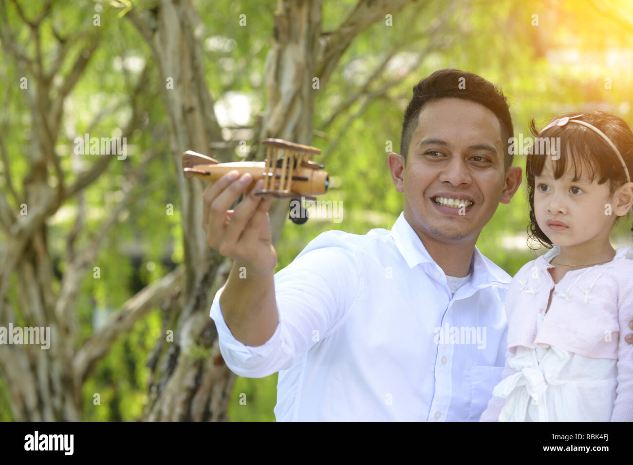 malay muslim father and daughter Stock Photo - Alamy