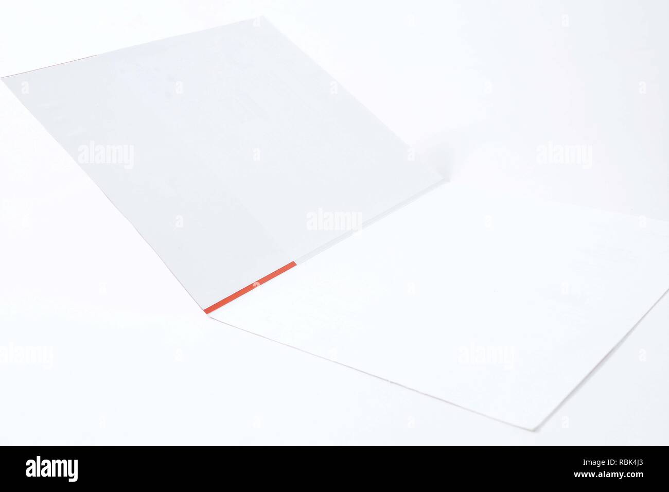 Portrait of magazine cover. Isolated on the white background Stock ...