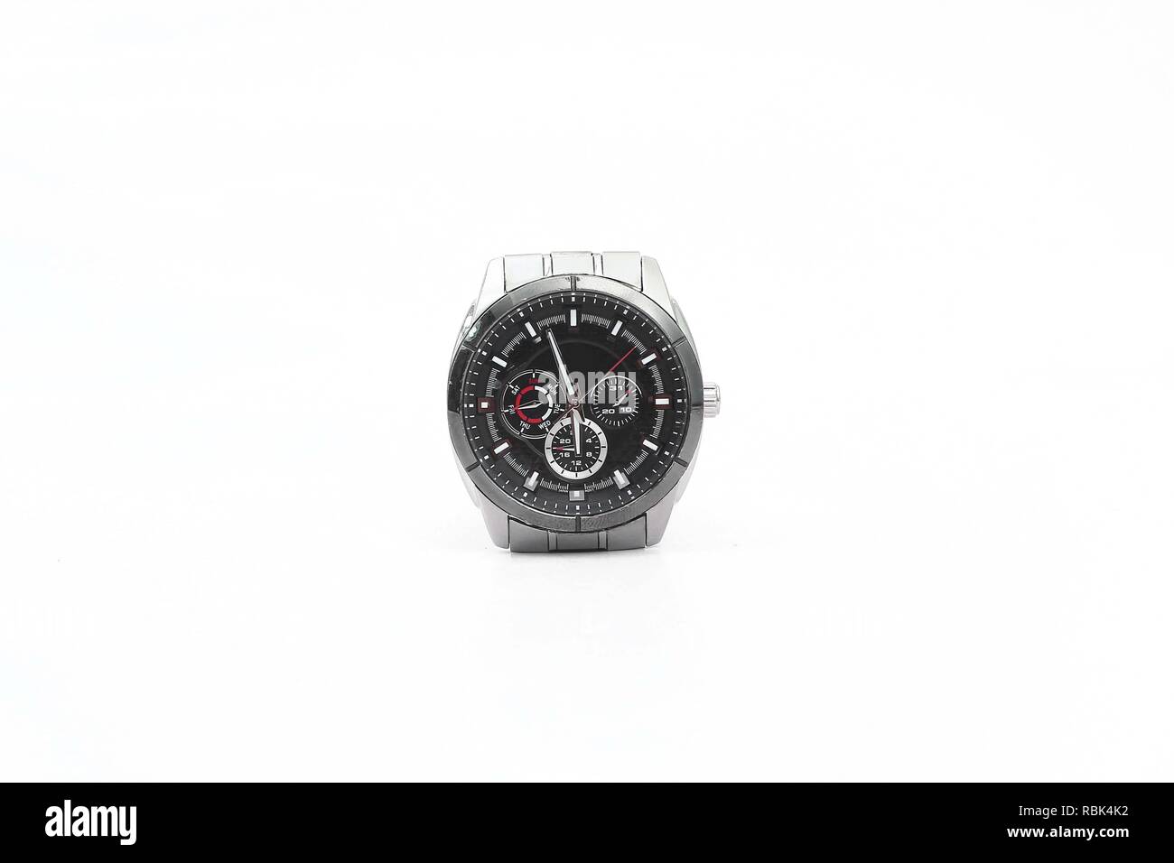 Picture of wrist watch. Isolated on white background Stock Photo - Alamy