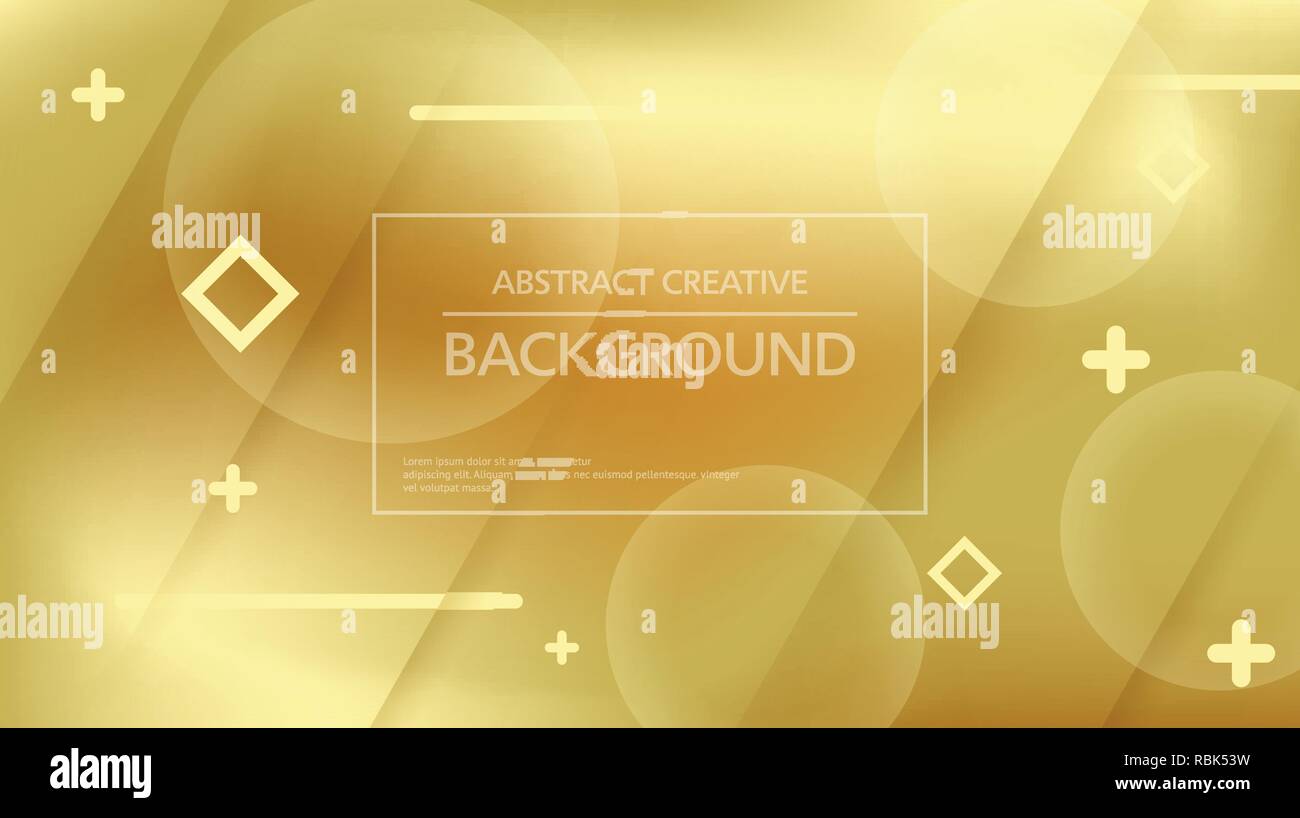 Simple design of glam metallic background in golden color Stock Vector ...