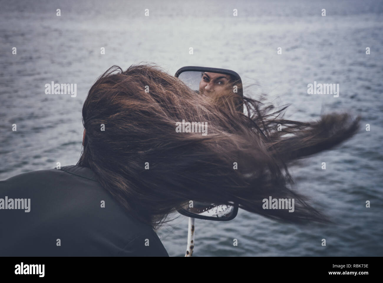 Girl going through mirror hi-res stock photography and images - Alamy