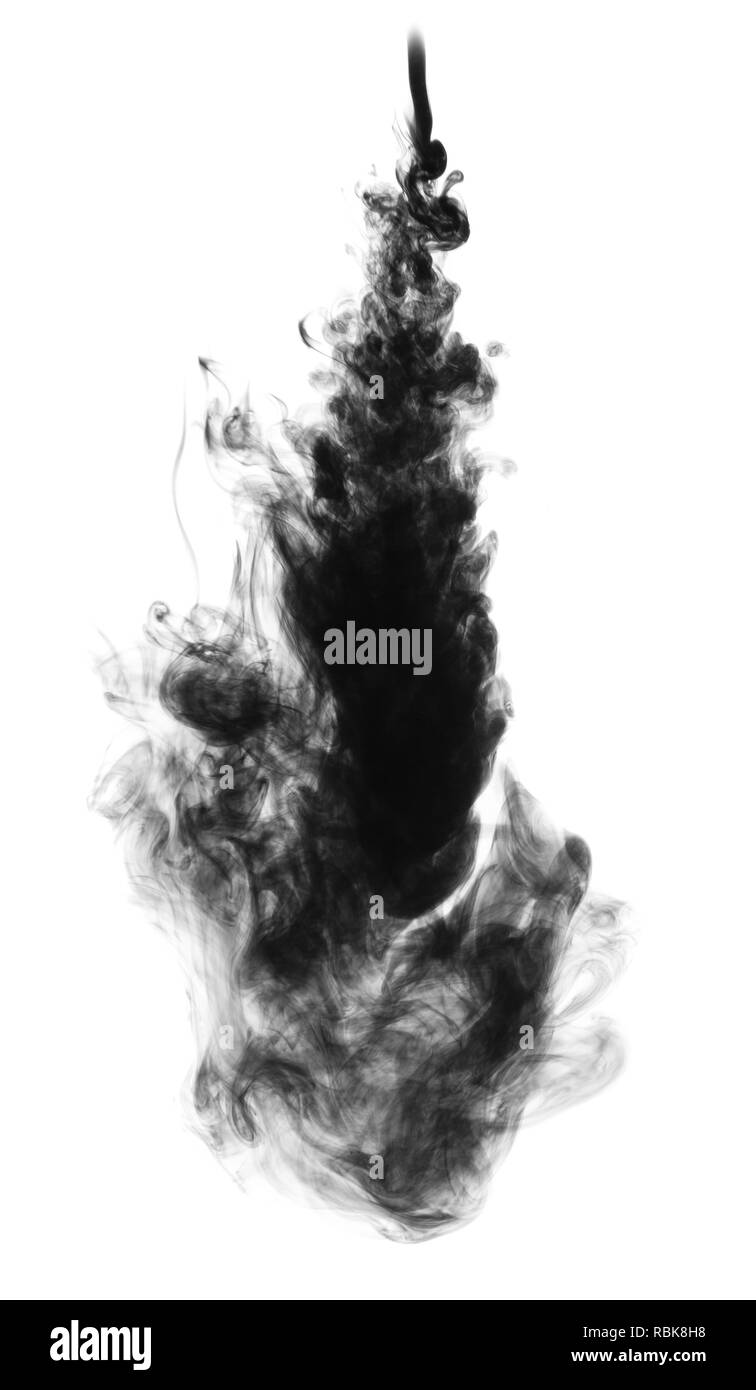 Ink floating in water Stock Photo - Alamy