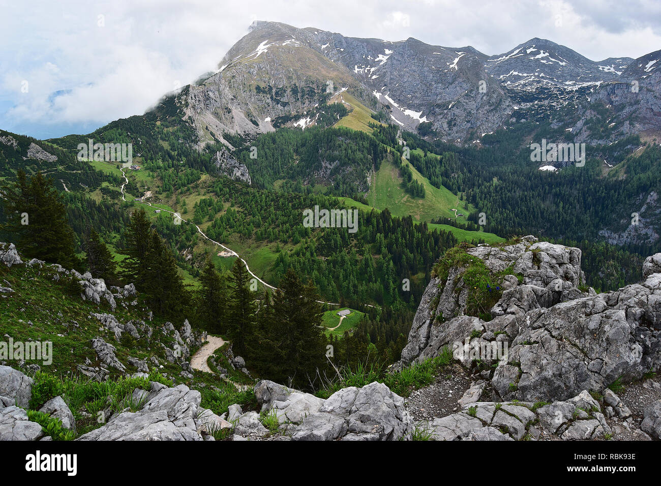 Jenner summit, Berchtesgaden, Bavaria, Germany, 020617 Stock Photo - Alamy