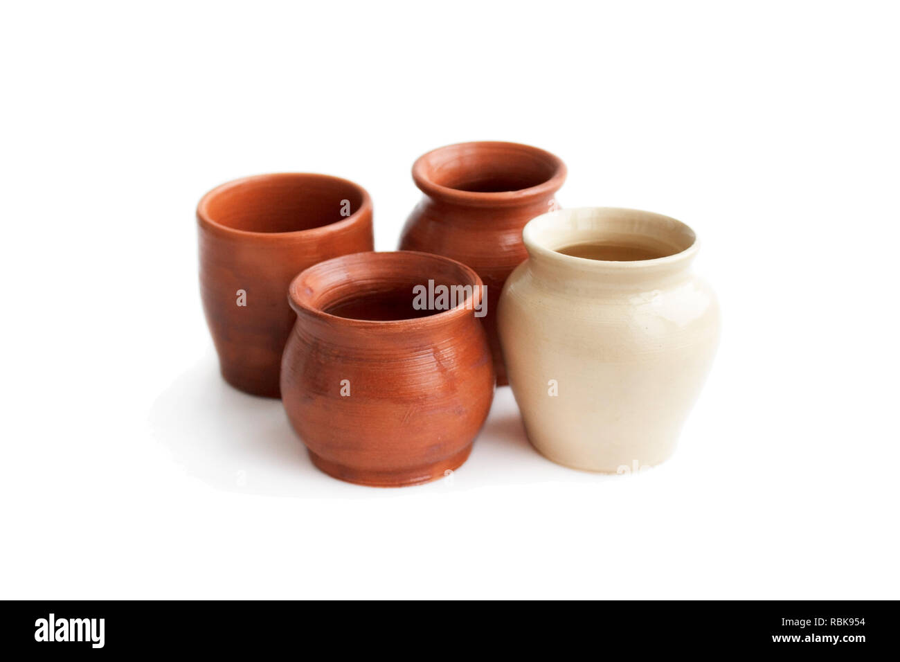 Pots made from clay Cut Out Stock Images & Pictures - Alamy
