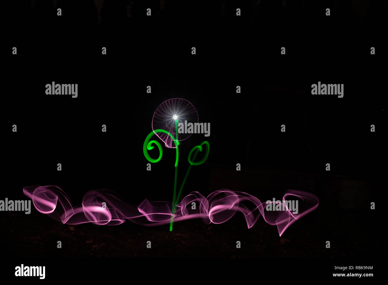 Light painting abstract background Stock Photo - Alamy