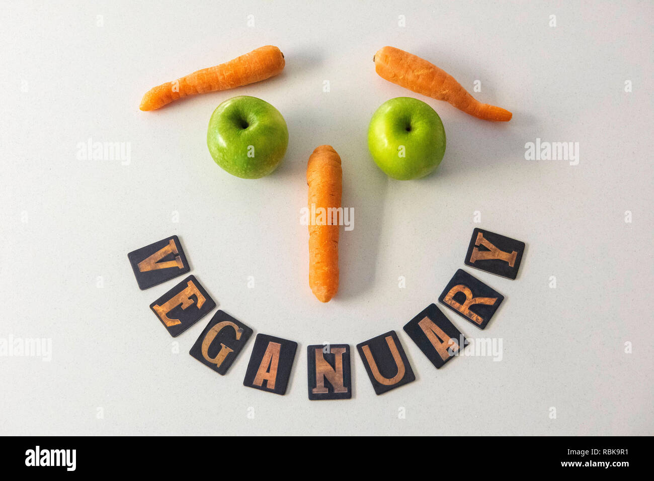 Veganuary sign hi-res stock photography and images - Alamy