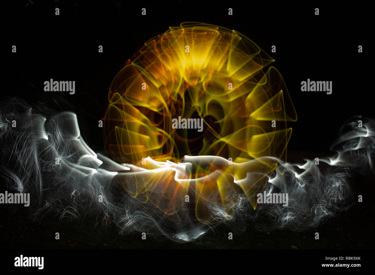 Light painting abstract background Stock Photo - Alamy