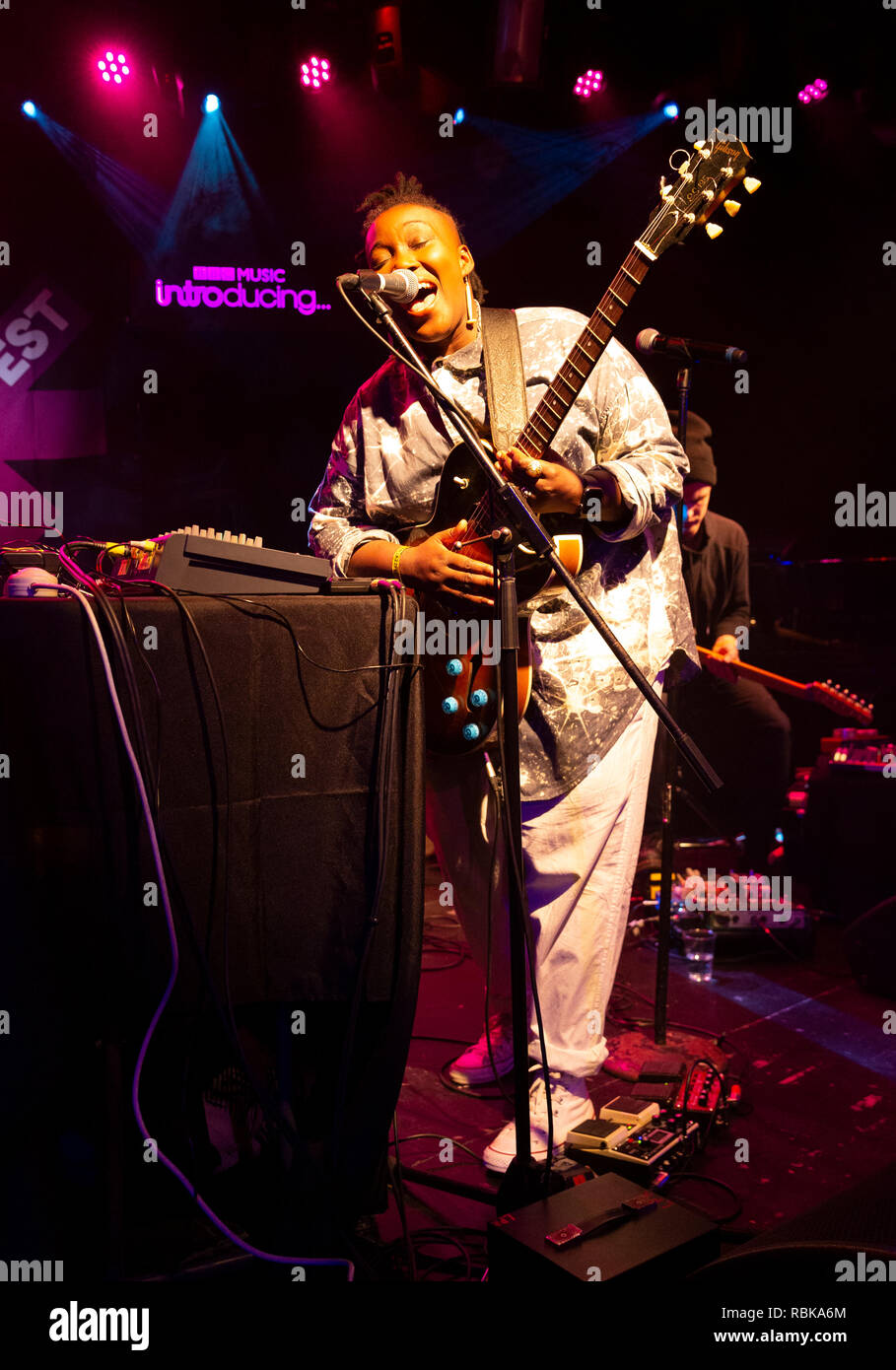 New York, NY - January 9, 2019: Tawiah performs during Winter JazzFest ...