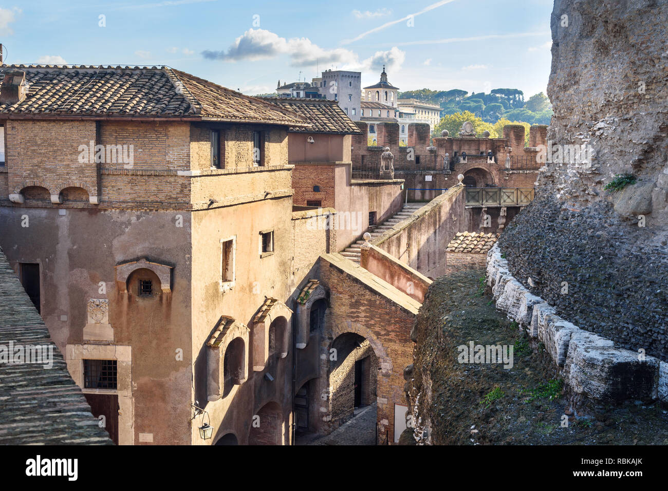 Castel sant'angelo interior hi-res stock photography and images - Alamy