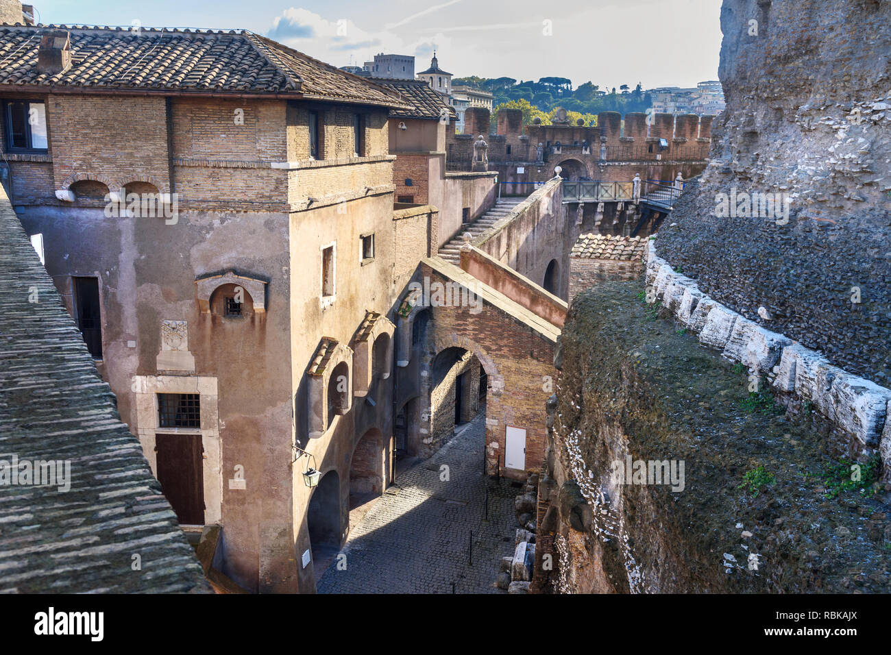 Castel sant angelo interior hi-res stock photography and images - Alamy