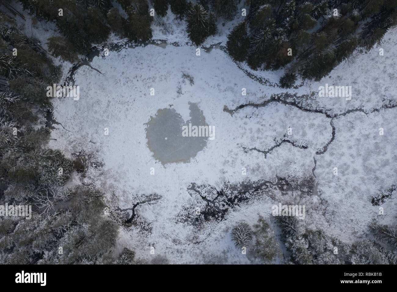 Drone flight view lake hi-res stock photography and images - Alamy