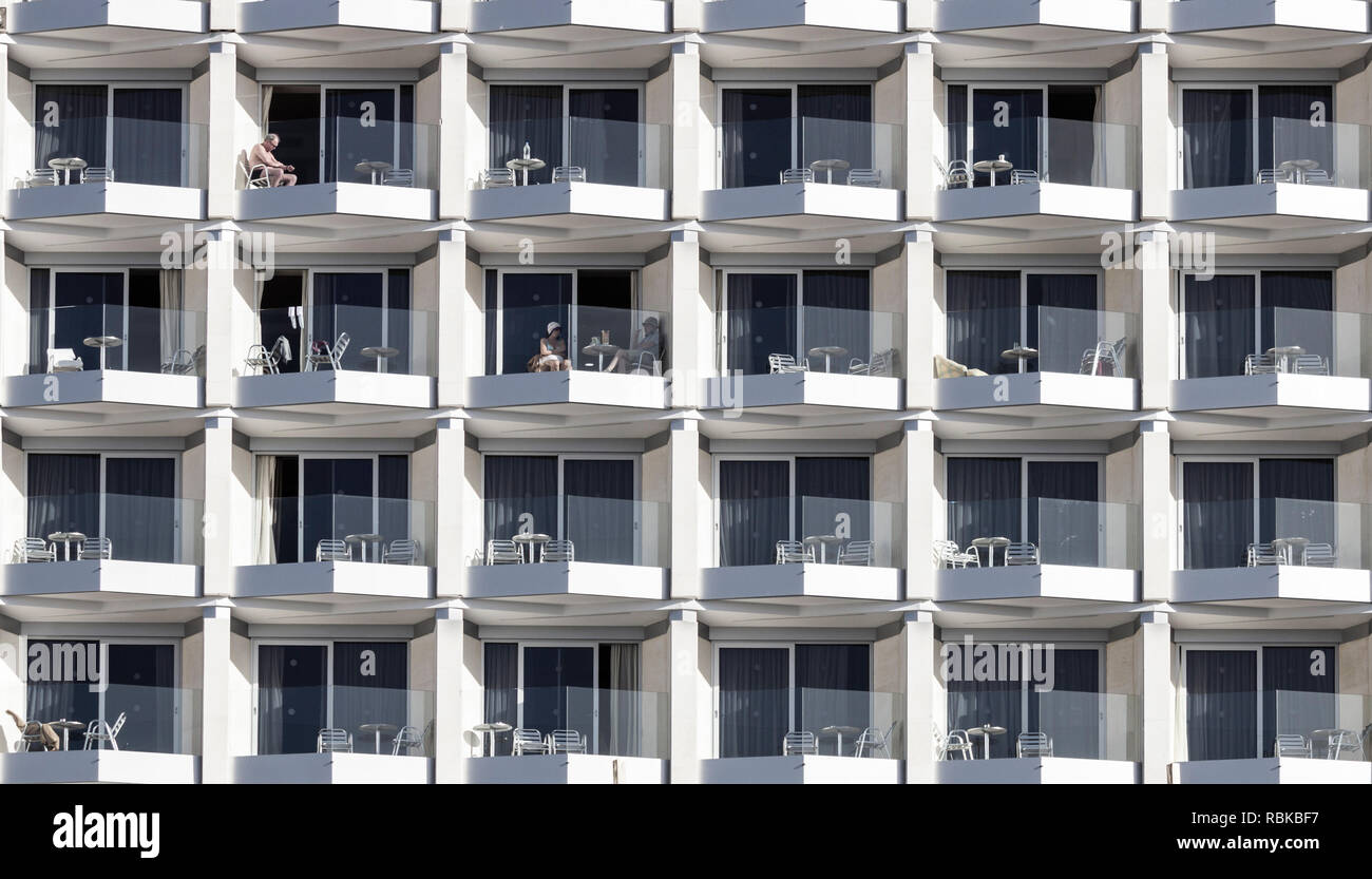 Hotel balconies spain hi-res stock photography and images - Alamy