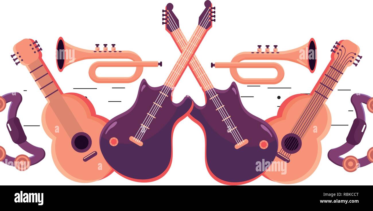 music instrument cartoon Stock Vector Image & Art - Alamy