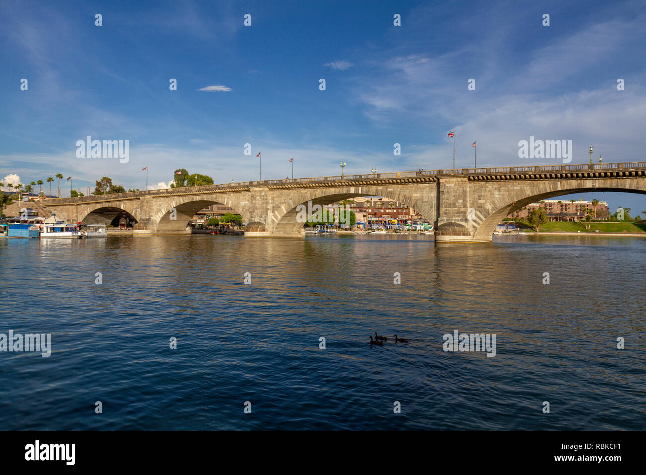 London Bridge in Lake Havasu City, western Arizona, United States Stock ...