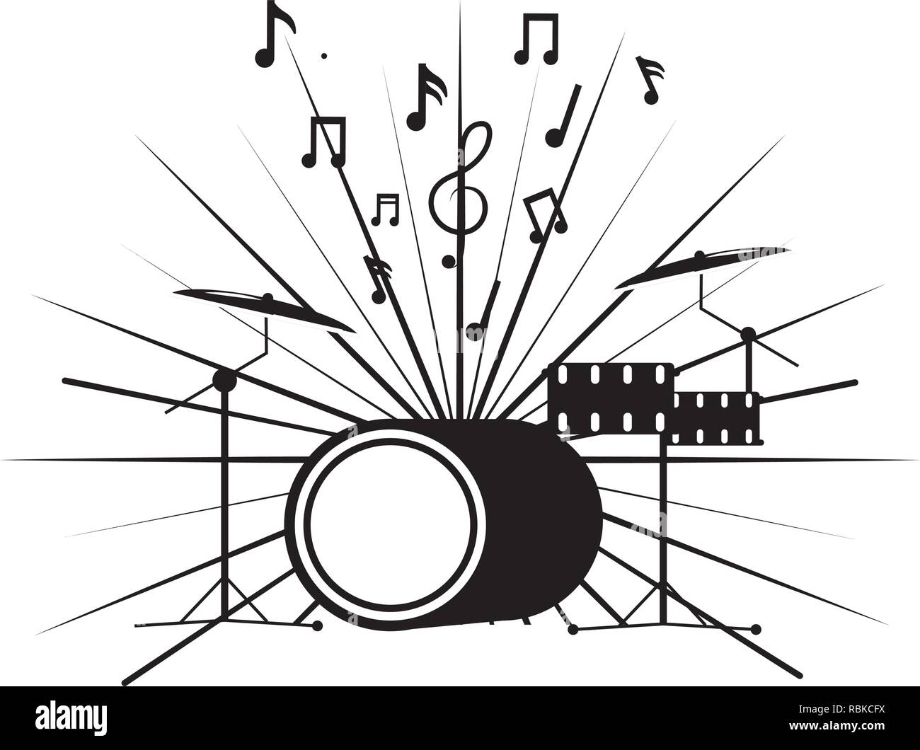 music instrument cartoon Stock Vector Image & Art - Alamy