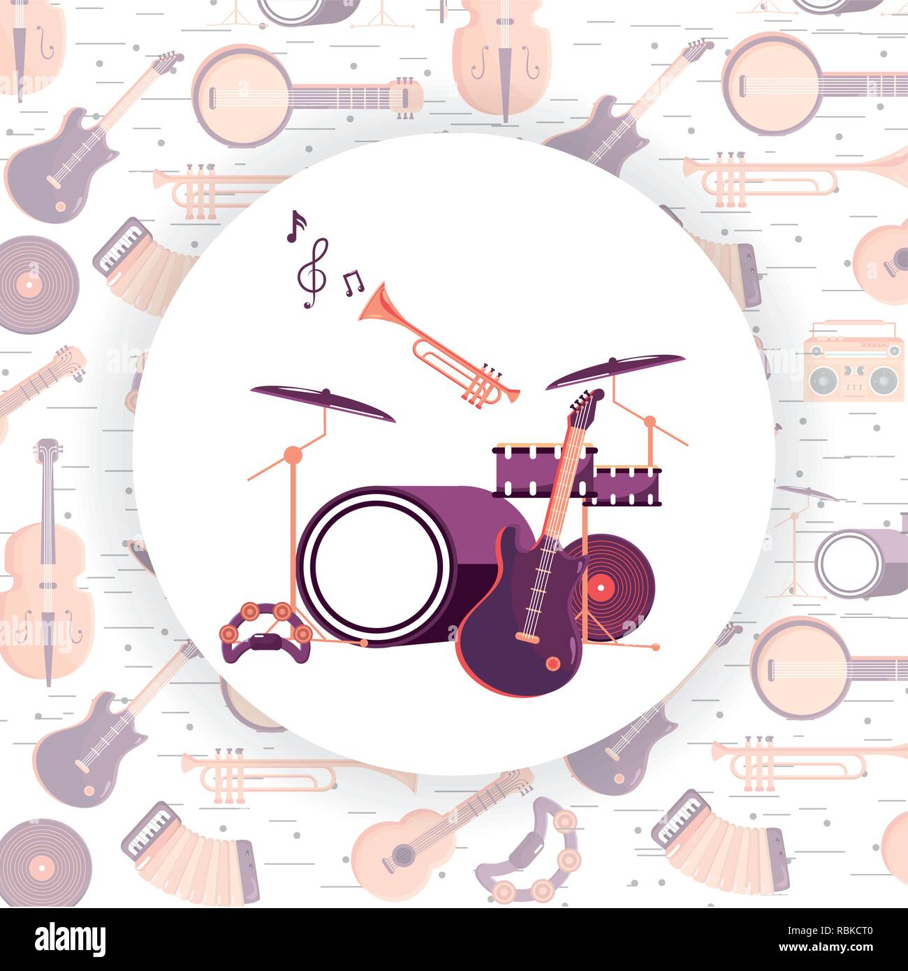 music instrument cartoon Stock Vector Image & Art - Alamy