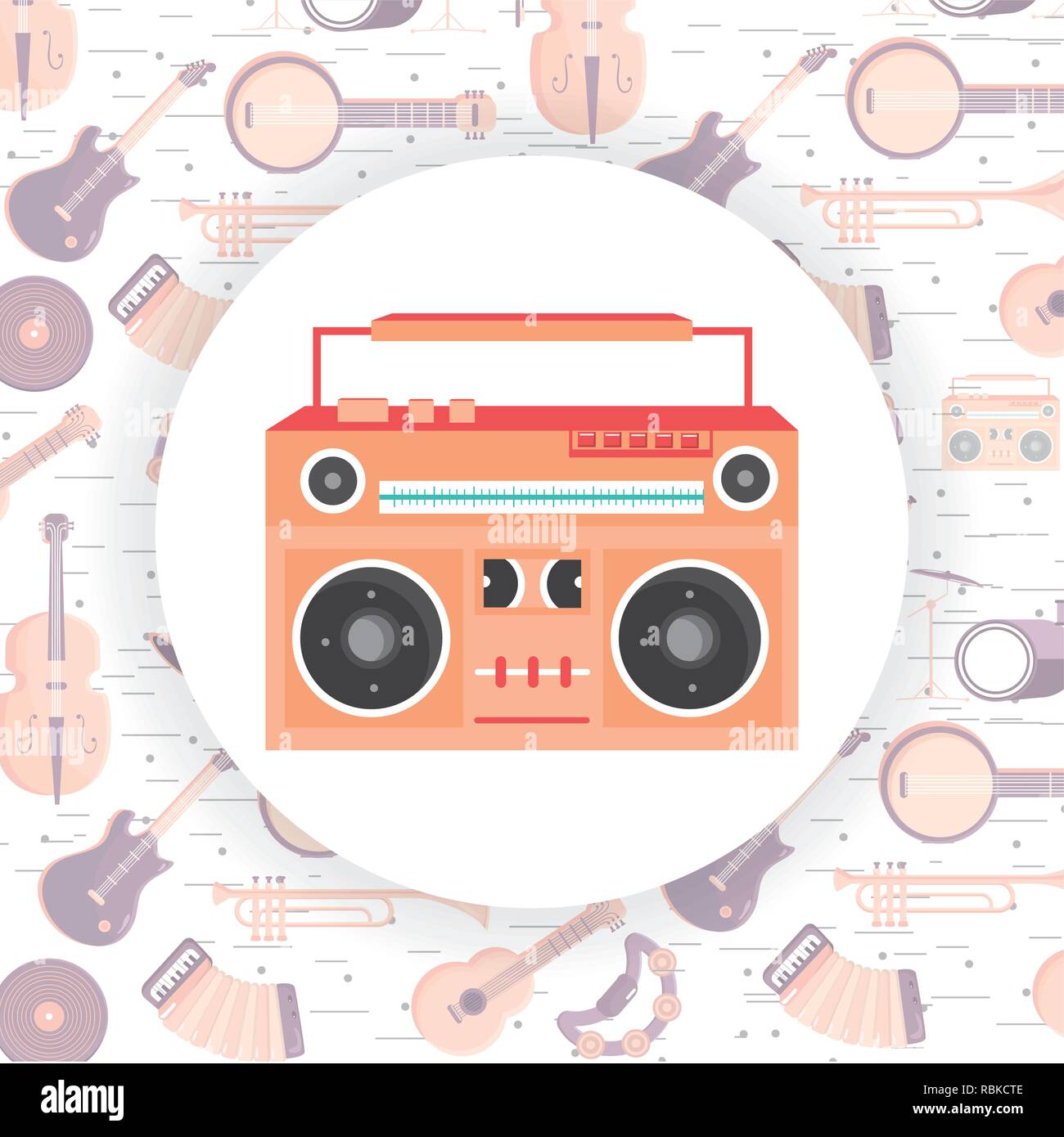 music instrument cartoon Stock Vector Image & Art - Alamy