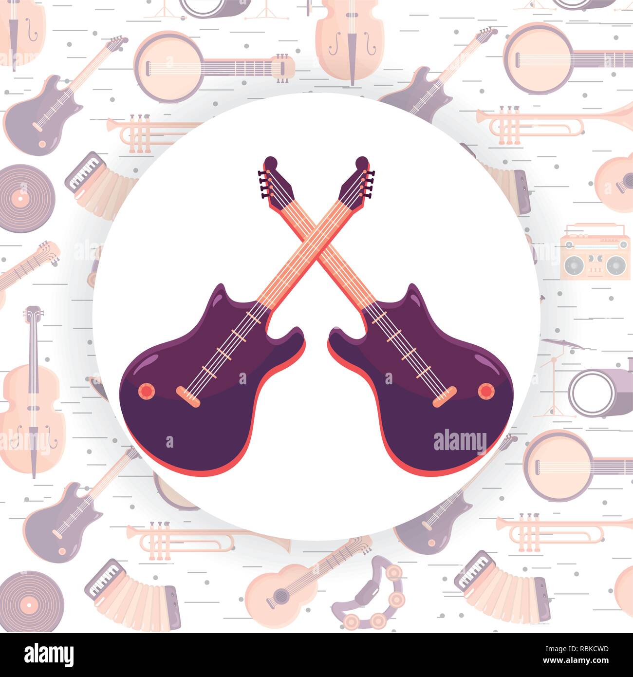 music instrument cartoon Stock Vector Image & Art - Alamy
