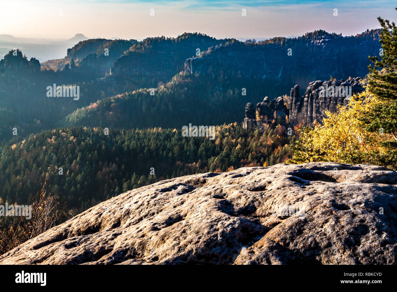 Saxon switzerland hiking hi-res stock photography and images - Alamy