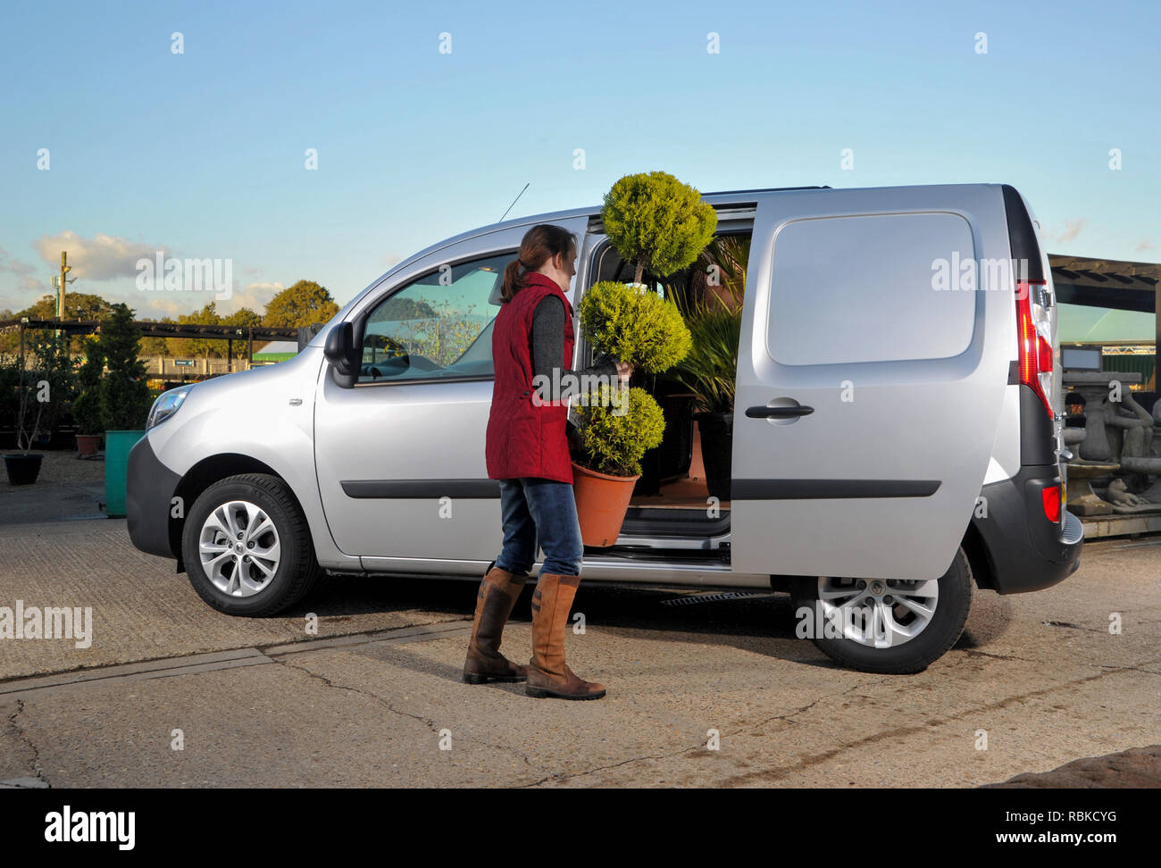 Loading luggage small car hi-res stock photography and images - Alamy