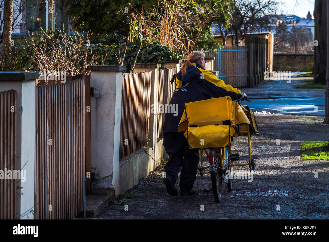 Postwoman hi-res stock photography and images - Alamy