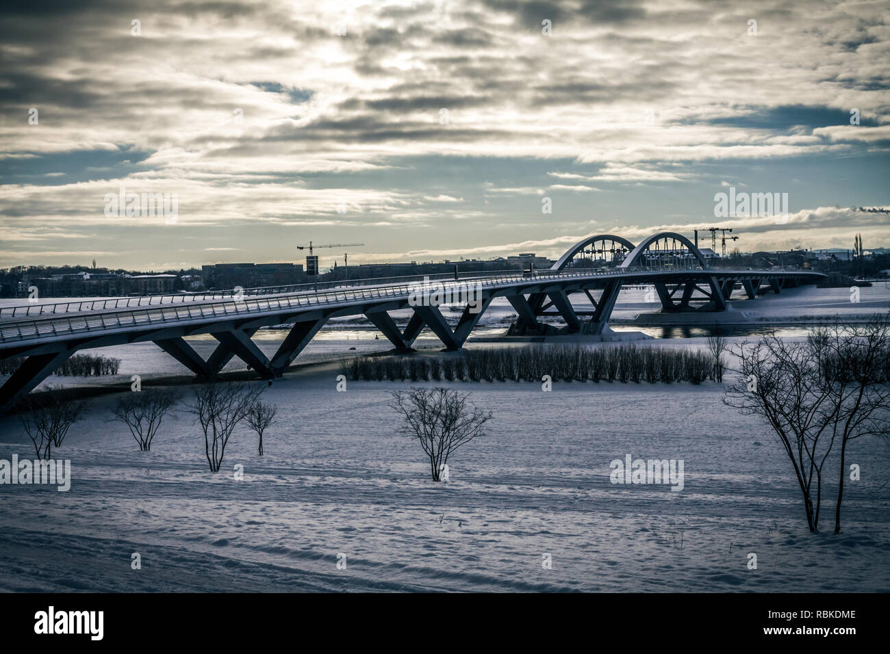 Dresden - Bridge Waldschloessschen Stock Photo - Alamy
