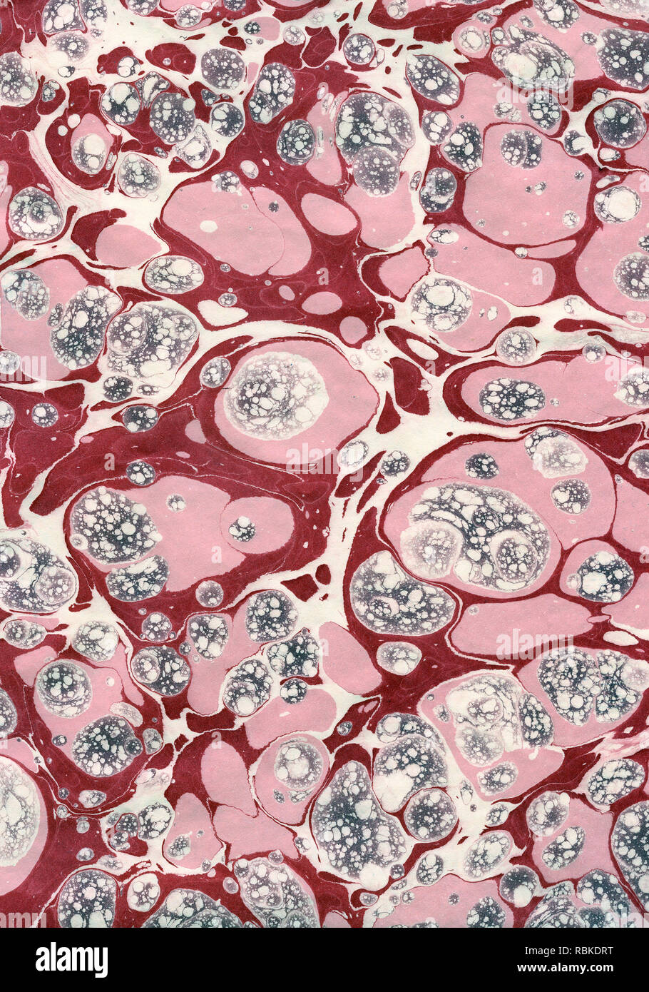 Abstract Turkish Historical Art Water Paint on Paper named Ebru ...