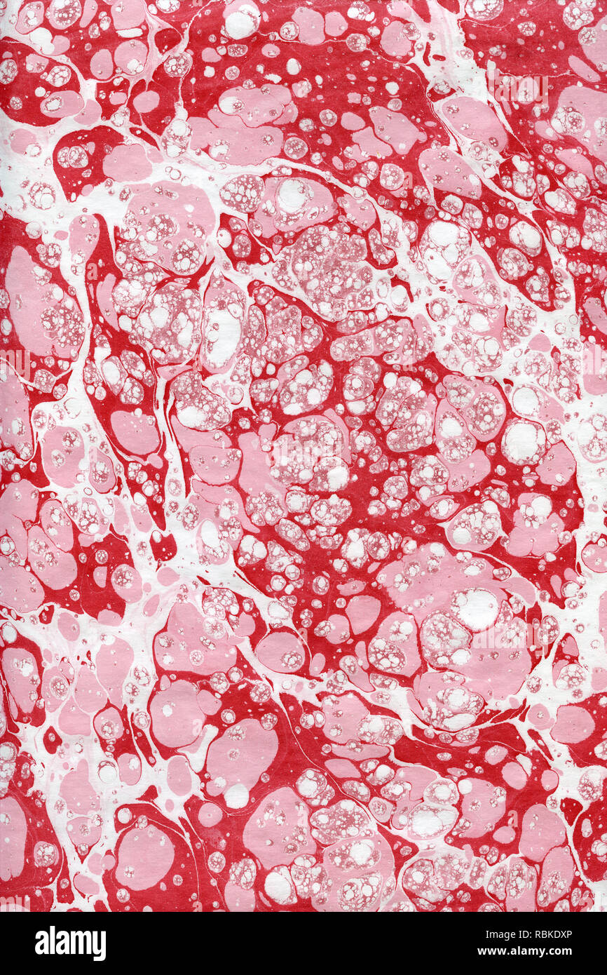 Abstract Turkish Historical Art Water Paint on Paper named Ebru ...