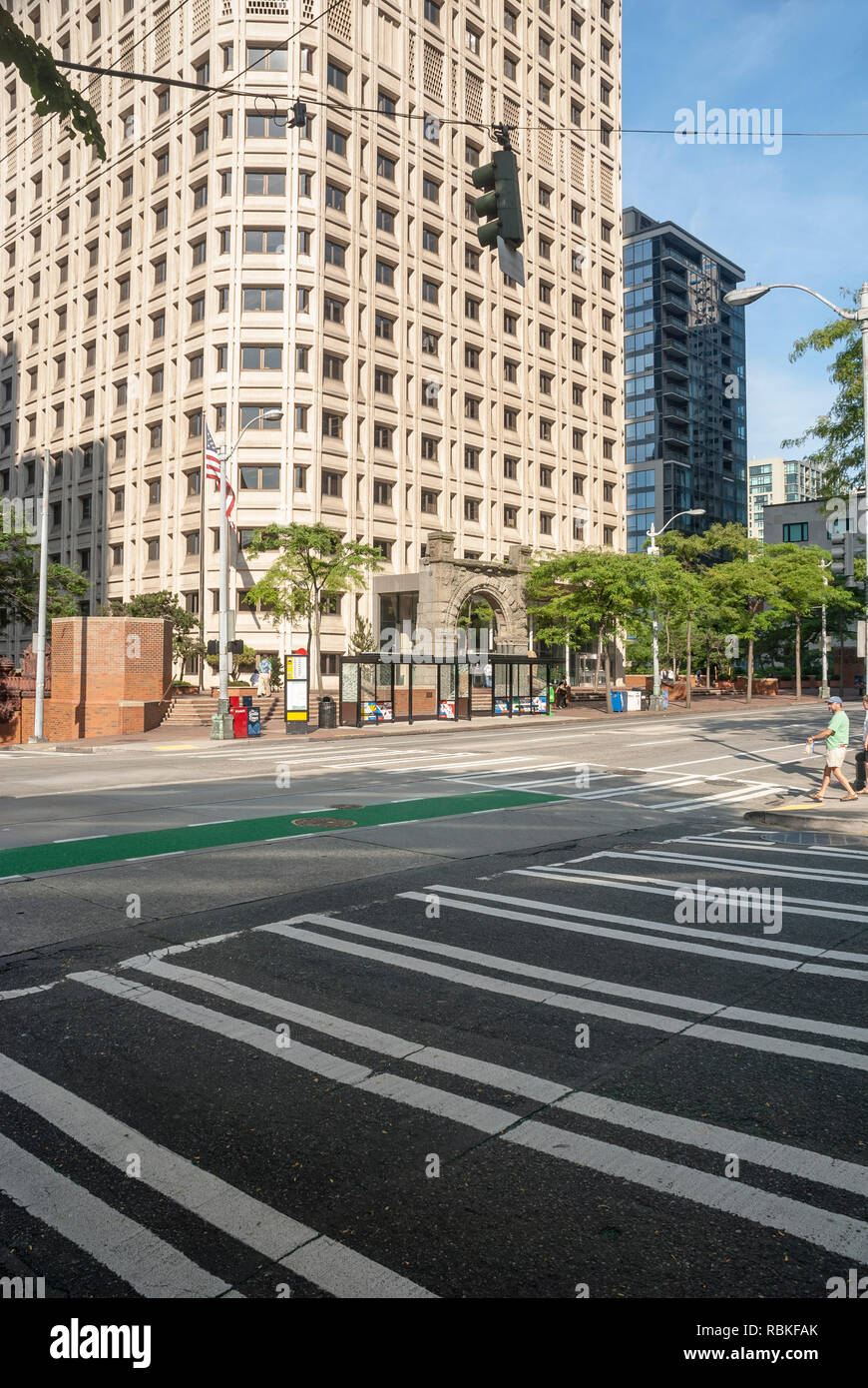 Crosswalks seattle hi-res stock photography and images - Alamy