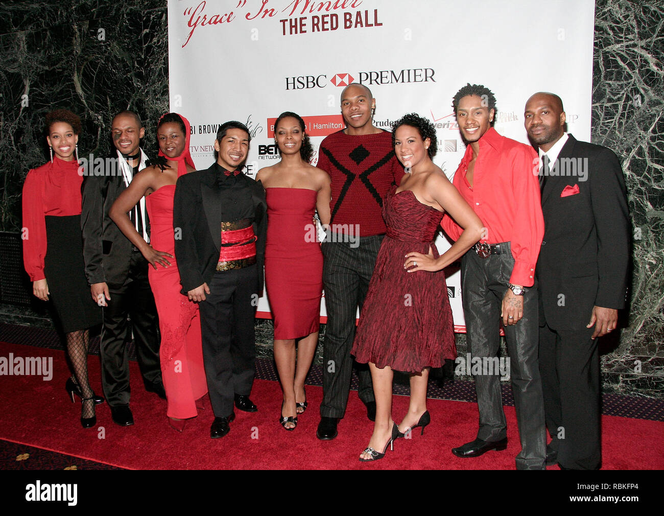 NEW YORK - FEBRUARY 11: (L-R) Dancers Khetanya Henderson, Keon ...
