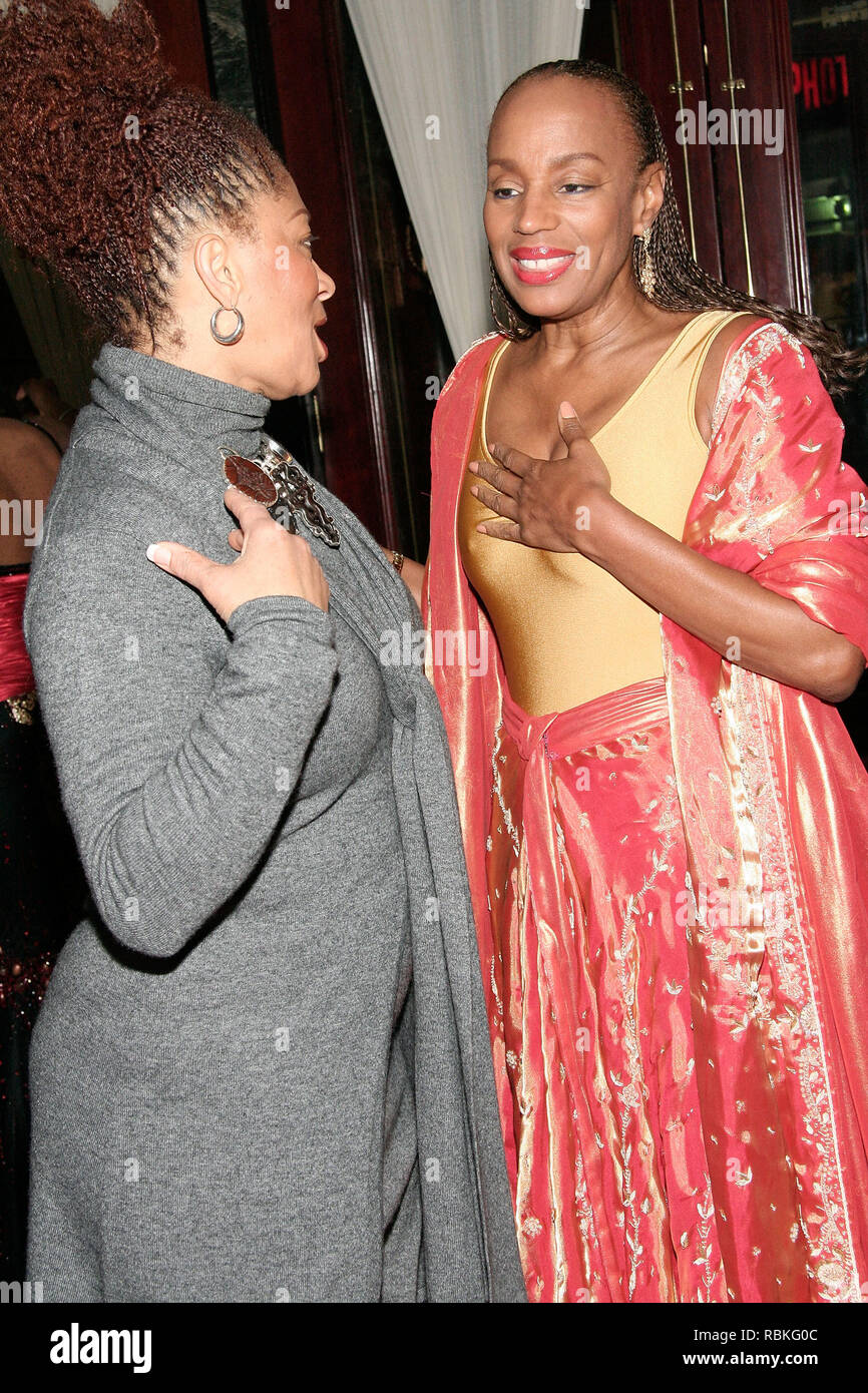 NEW YORK - FEBRUARY 11: Author Terry McMillan and Editorial Director of ...