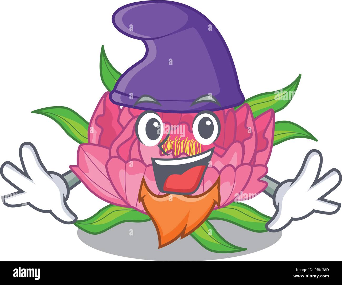 Elf Peony flowers in a cartoon basket Stock Vector Image & Art - Alamy