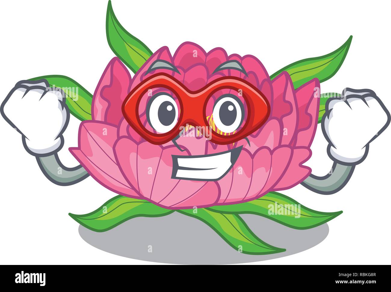 Super hero peony flowers in the cartoon pots Stock Vector Image & Art ...