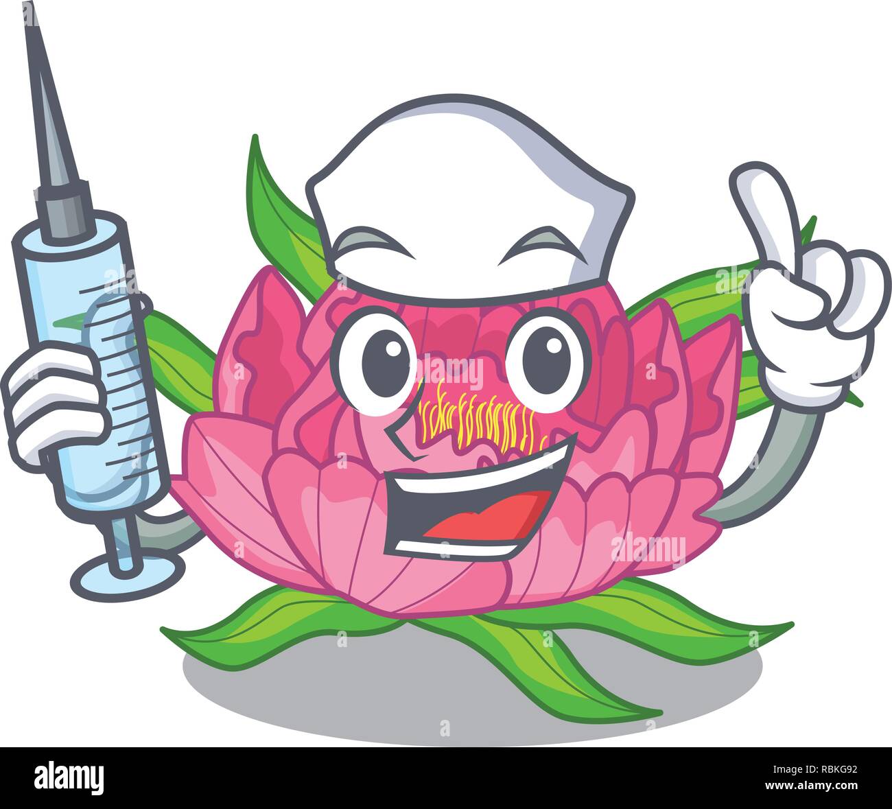Nurse peony flowers in the cartoon pots Stock Vector Image & Art - Alamy