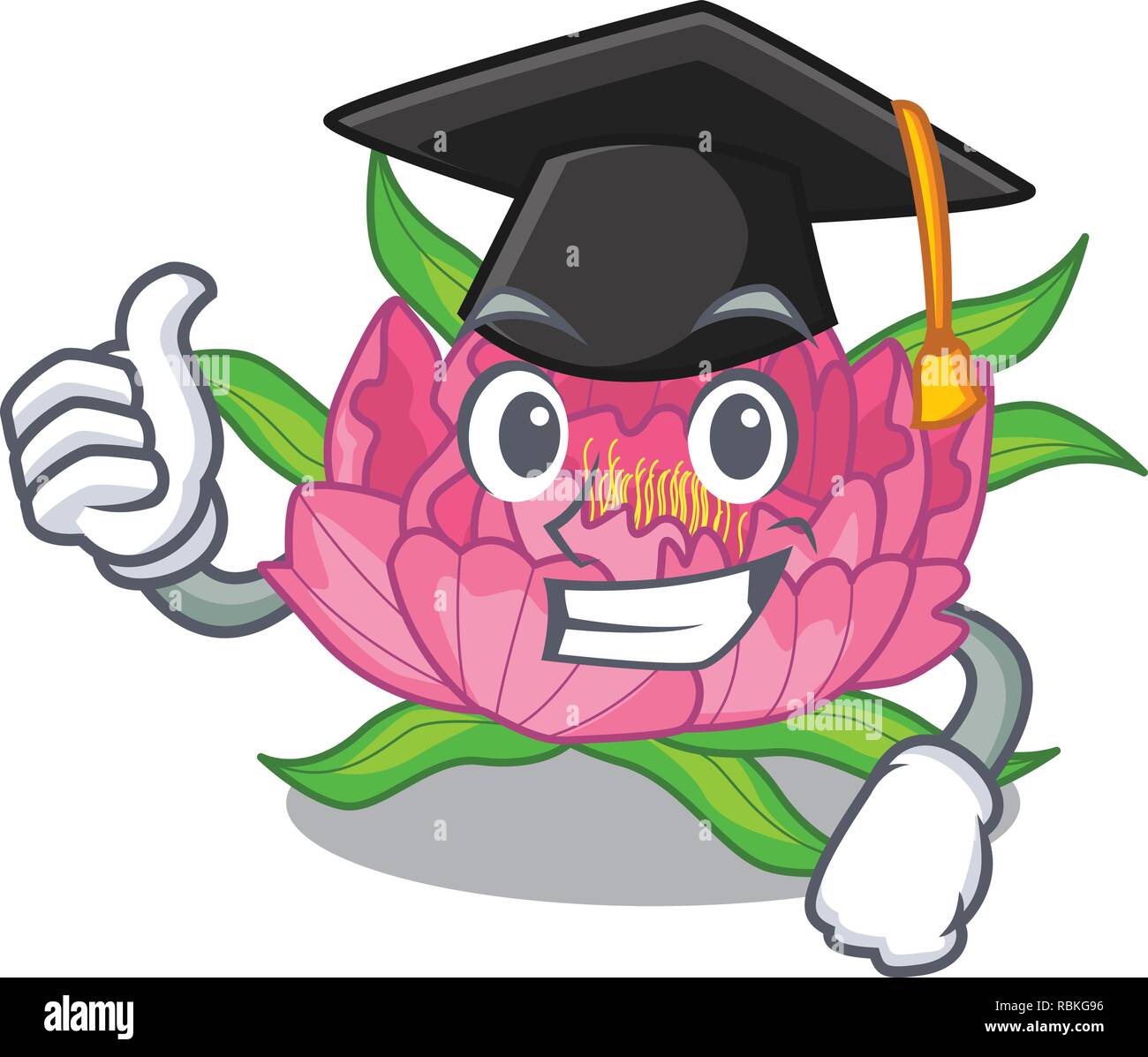 Graduation peony flowers in the cartoon pots Stock Vector Image & Art ...