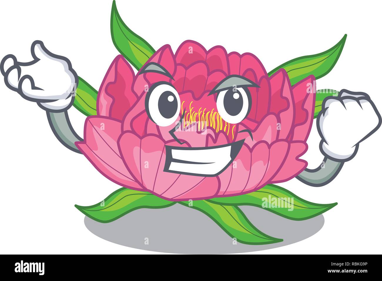 Successful peony flowers in the cartoon pots Stock Vector Image & Art ...