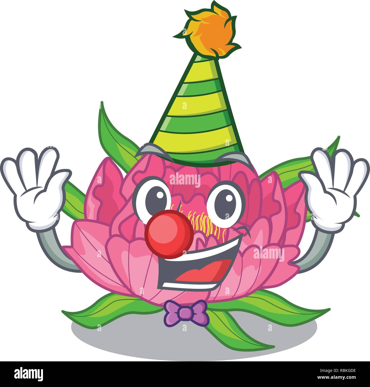 Clown flower bouquet Stock Vector Images - Alamy