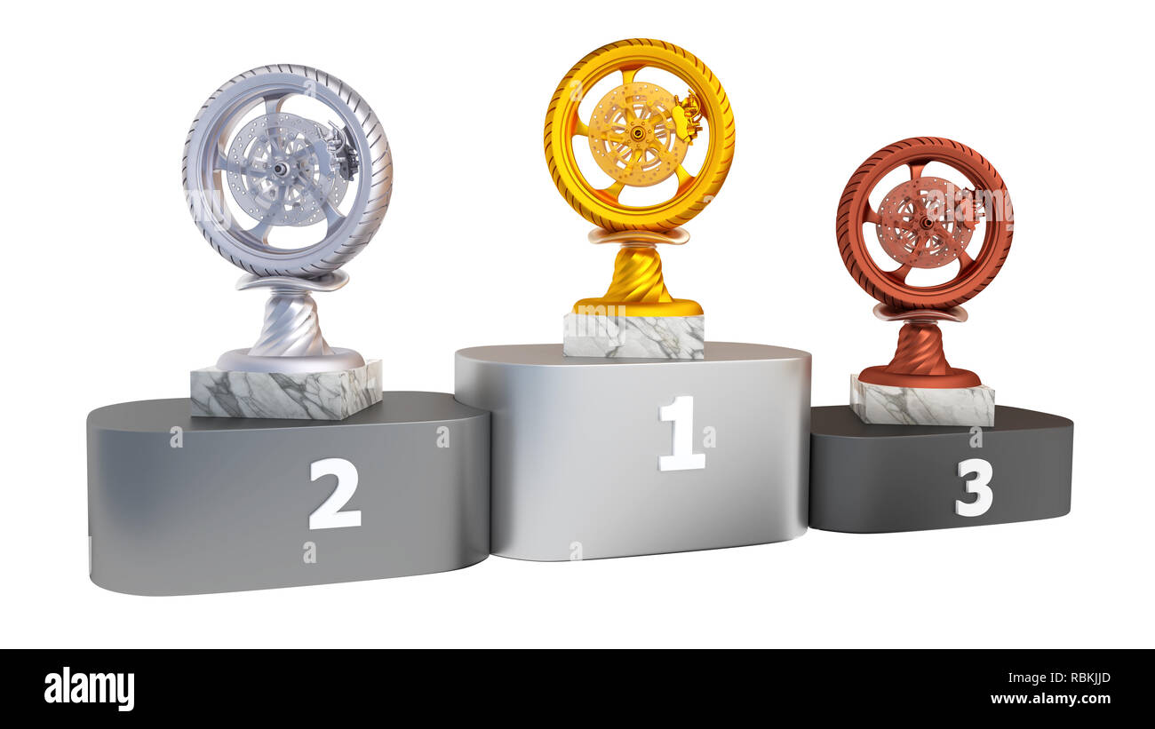Golden bike trophy hi-res stock photography and images - Alamy