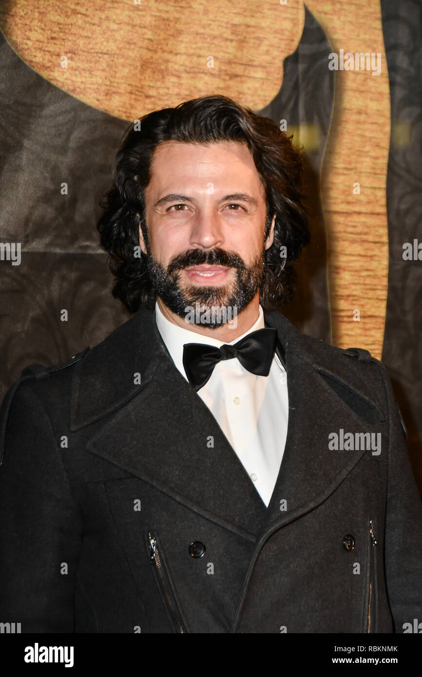 London, UK. 10th Jan 2019. Christian Vit Arrivers at The Gold Movie ...