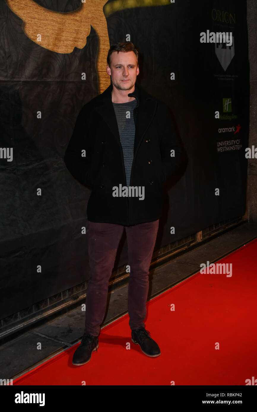 London, UK. 10th Jan 2019. Callum Blue Arrivers at The Gold Movie ...