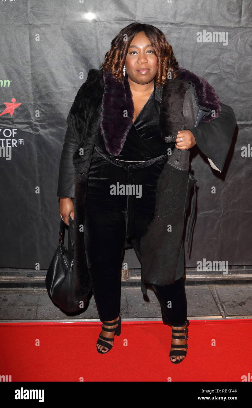 London, UK. 10th Jan, 2019. Chizzy Akudolu seen during The Gold Movie Awards at Regent Street ...