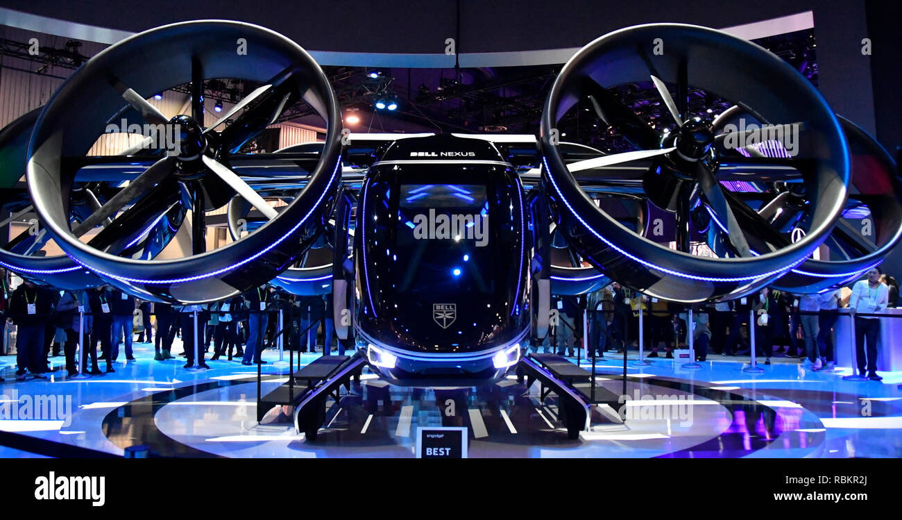 Bell Nexus a life size drone craft on display during the third day of ...